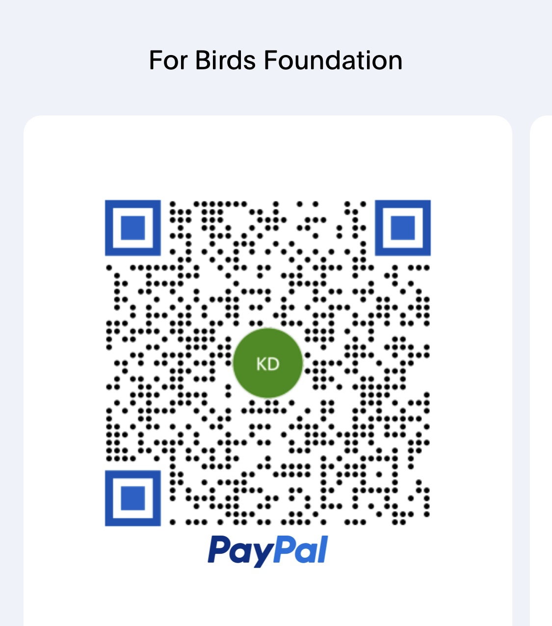 Funding - Bird Health Check - For Birds Foundation